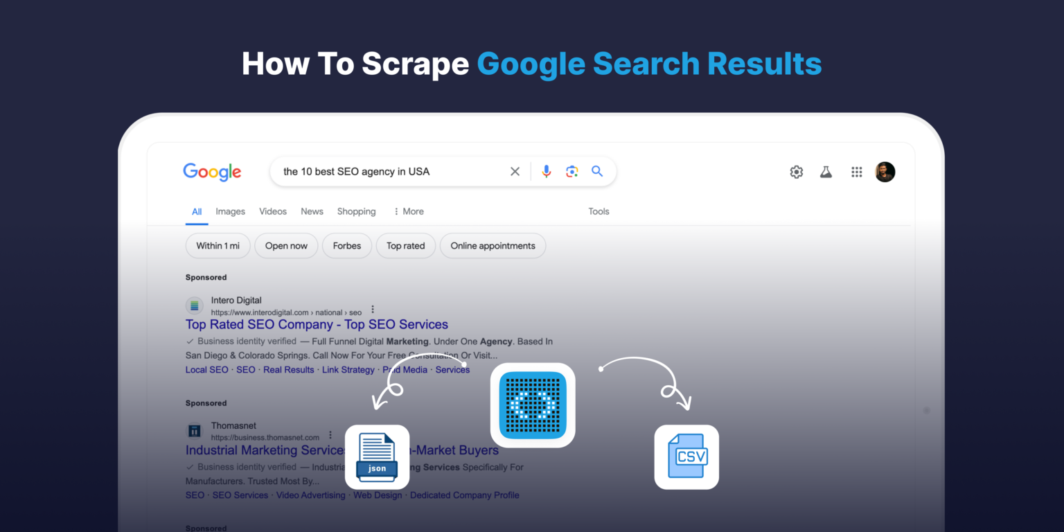 How To Scrape Google Search Results - ScrapeNetwork