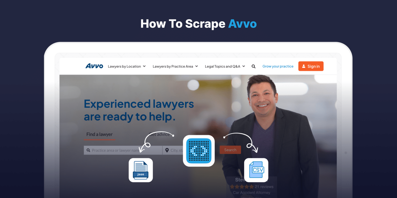 [FREE] How To Scrape Avvo Reviews & Business Details - ScrapeNetwork
